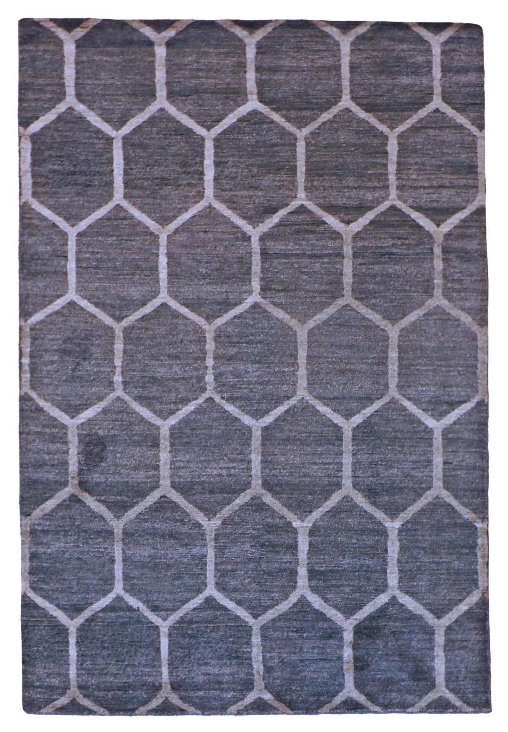 4x6 - Modern Silk All Over Rectangle - Hand Knotted Rug – Kismet Outlet
